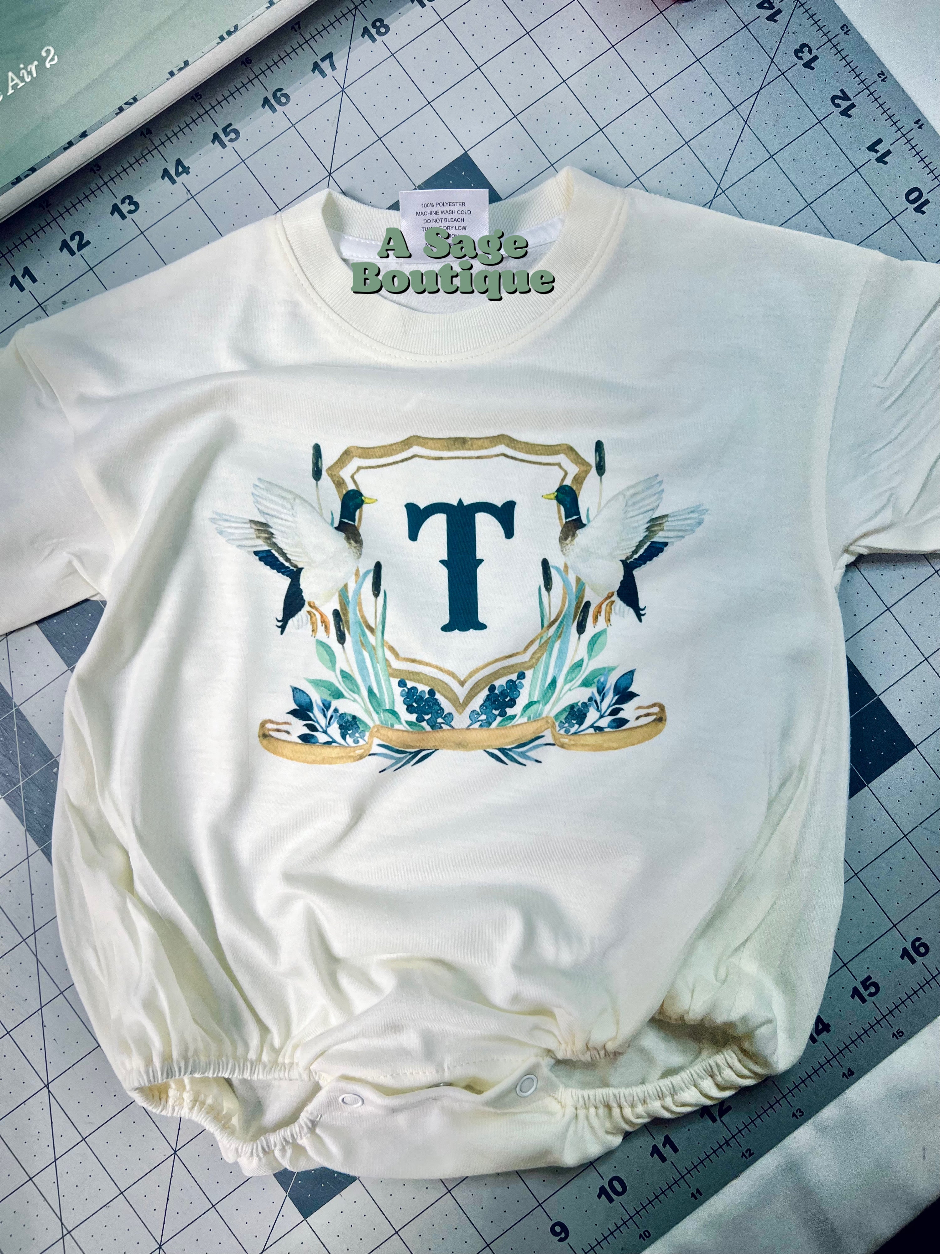 Inital Mallard Border – Twelve Threads